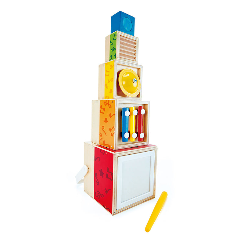 Hape - Wooden Stacking Music Set – Timbertime Toys